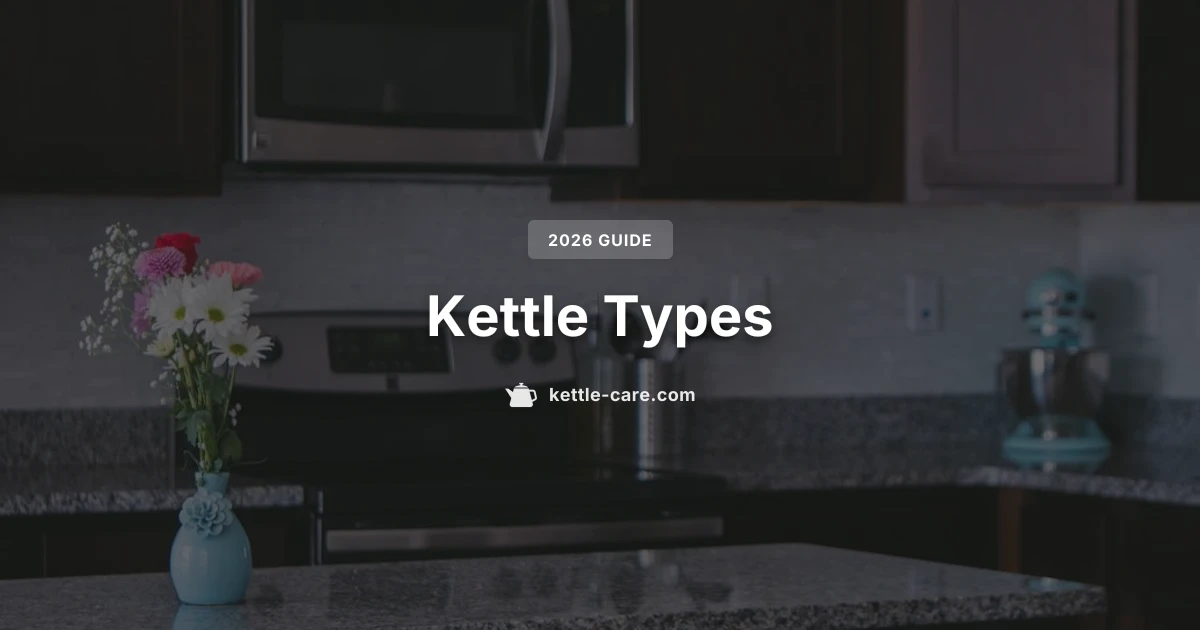 Kettle Types Explained: Electric, Stovetop, Gooseneck and More